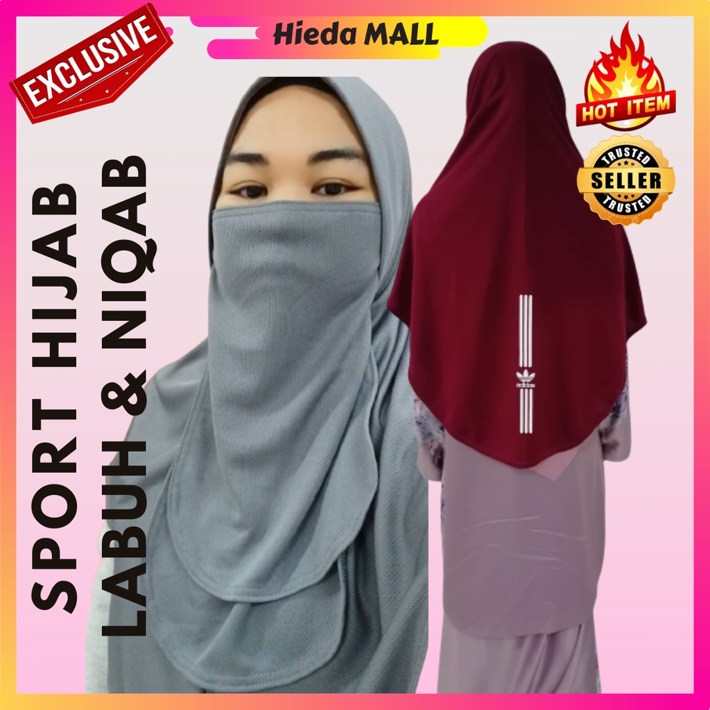 🔥TUDUNG SUKAN + NIQAB 🔥TUDUNG LABUH PLUS SIZE💚PLAIN TIADA LOGO 💞 KAIN ...