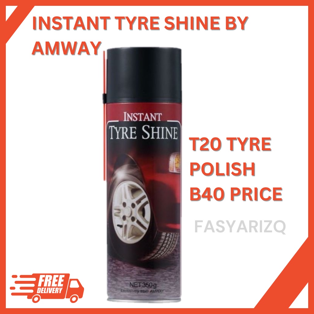 Amway Instant Tyre Shine (350g) POLISH TAYAR TYRE POLISH KILAT TAYAR ...