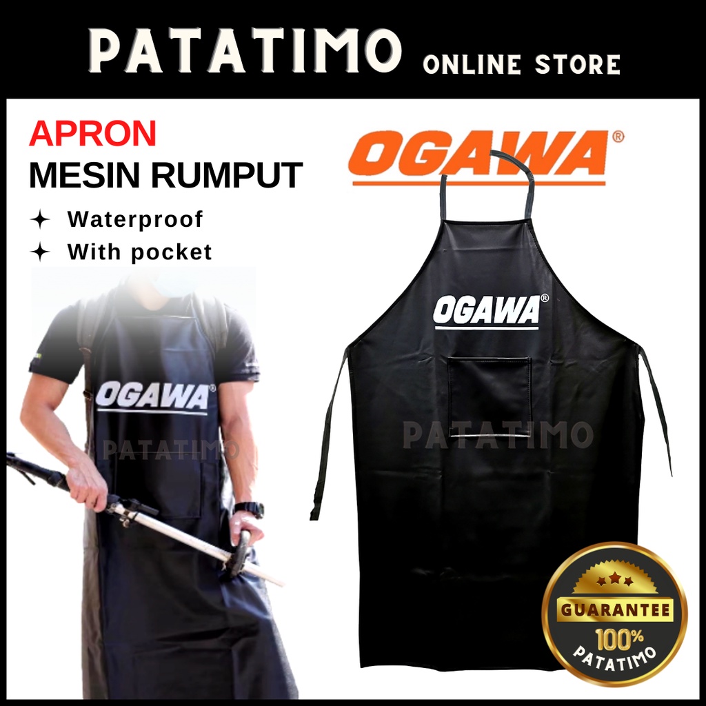 Ogawa Brush Cutter Apron With Pocket / High Quality Waterproof / Apron ...