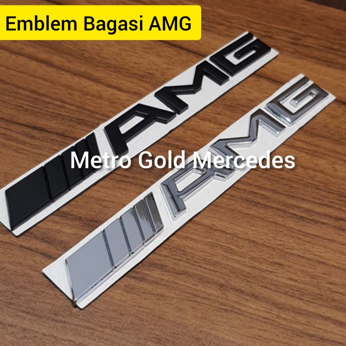 Amg Luggage Emblem Mercedes Benz Sticker Trunk Emblem AMG Mercy Grade A ...