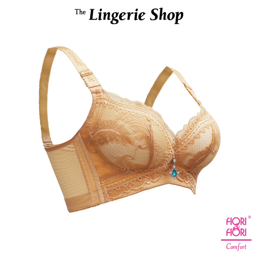 Fiori & Fiori Yara Slight Push-Up Non-Wired Lace Bra B-Cup 11-1097 ...