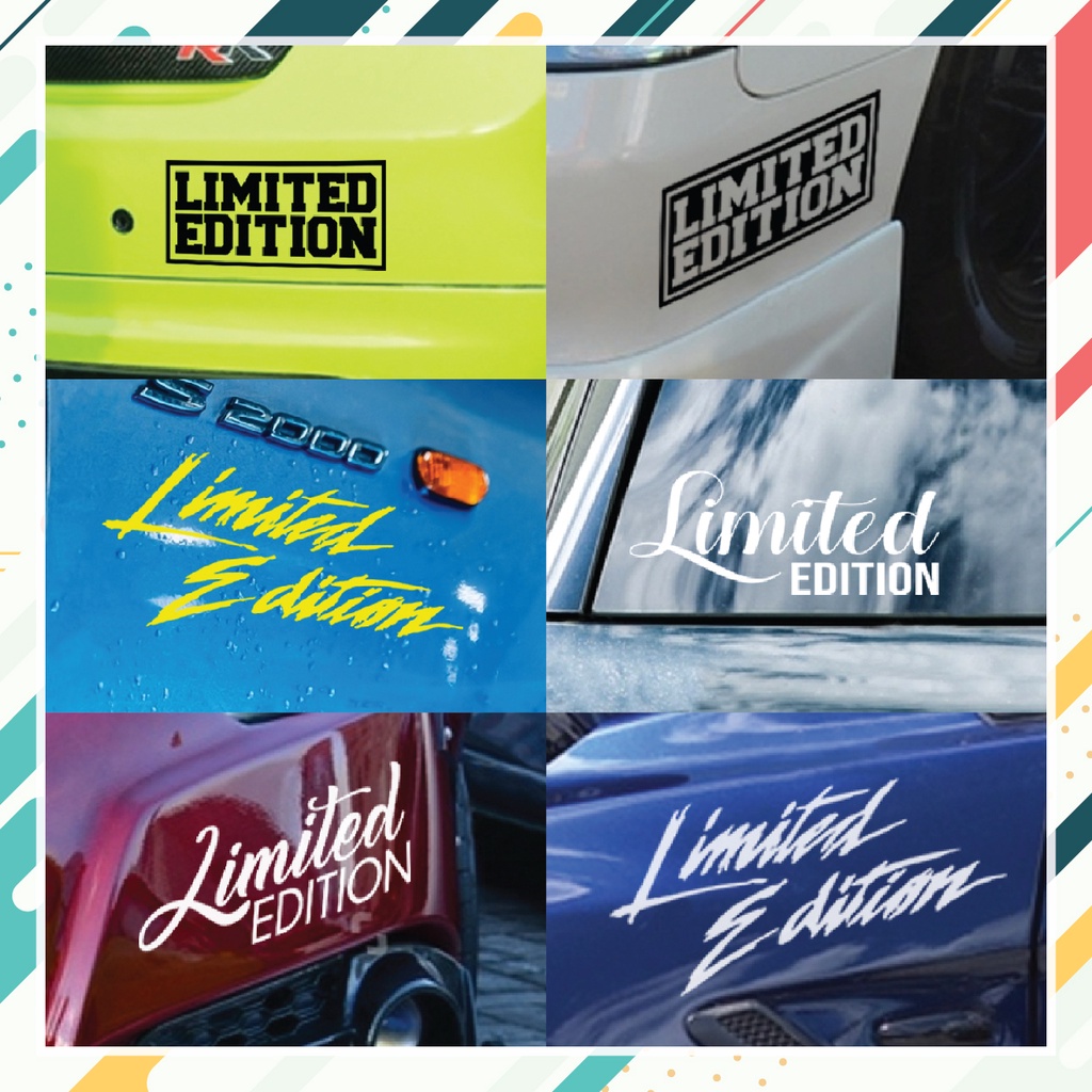 [LIMITED EDITION Sticker] STICKER DECAL/STICKER KERETA | Shopee Malaysia