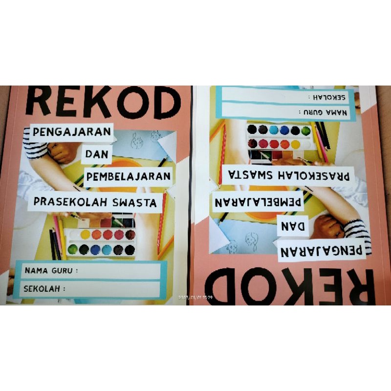 RPH Buku Rekod Pengajaran dan Pembelajaran Prasekolah Swasta | Shopee ...