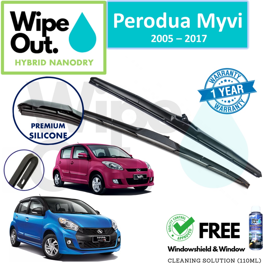 [PREMIUM] Perodua MYVI 2005 - 2017 Lagi Best Icon EZi WipeOut HYBRID ...