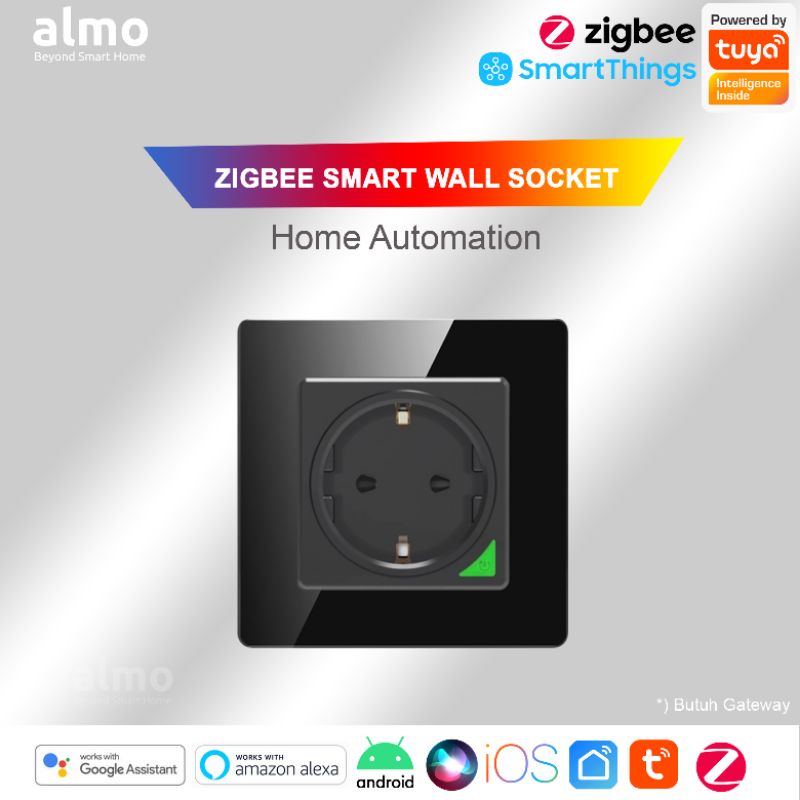 Almo Tuya ZigBee Wall Smart Socket Home AutomationIoT Socket | Shopee Malaysia