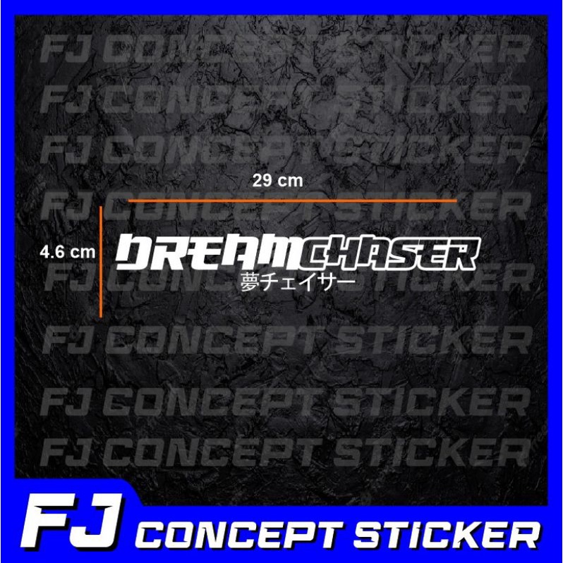 Sticker Dream Chaser Sticker Cermin JDM car | Shopee Malaysia