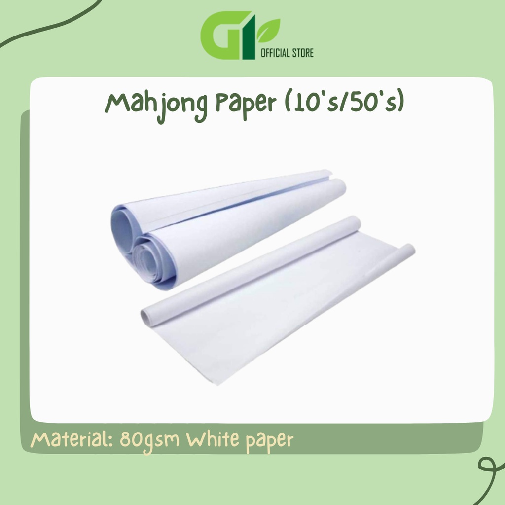 [GY Office] Mahjong Paper (10's/50's) | Shopee Malaysia