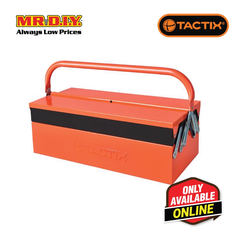TACTIX 3-Drawer Metal Tool Box (45.7cm) | Shopee Malaysia
