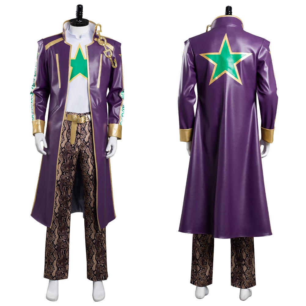 Stone Ocean Jotaro Kujo Outfit Halloween Cosplay Costume (XX-Large ...