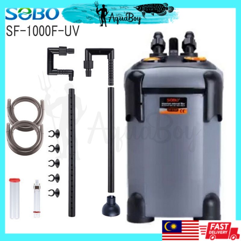 Sobo Aquarium External Canister Filter with UV lamp SF-650F SF-850F SF ...