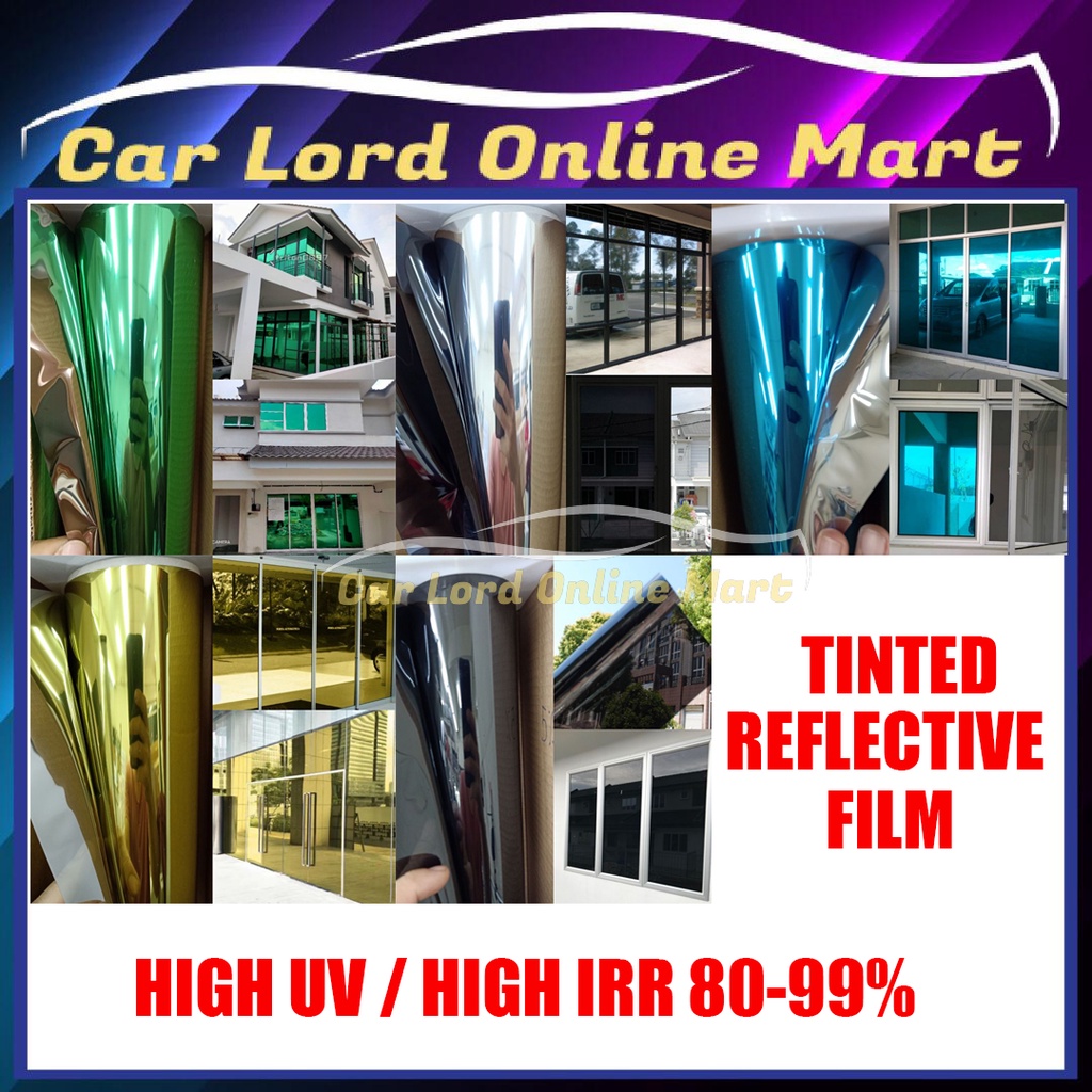 Tinted rumah / Window Film /Siap potong / tinted / Reflective Film ...