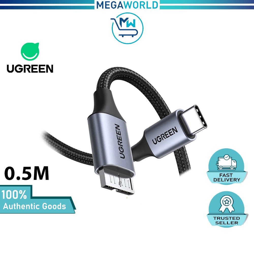 UGREEN Micro B to USB C Hard Drive Cables USB C to Micro B USB C to ...