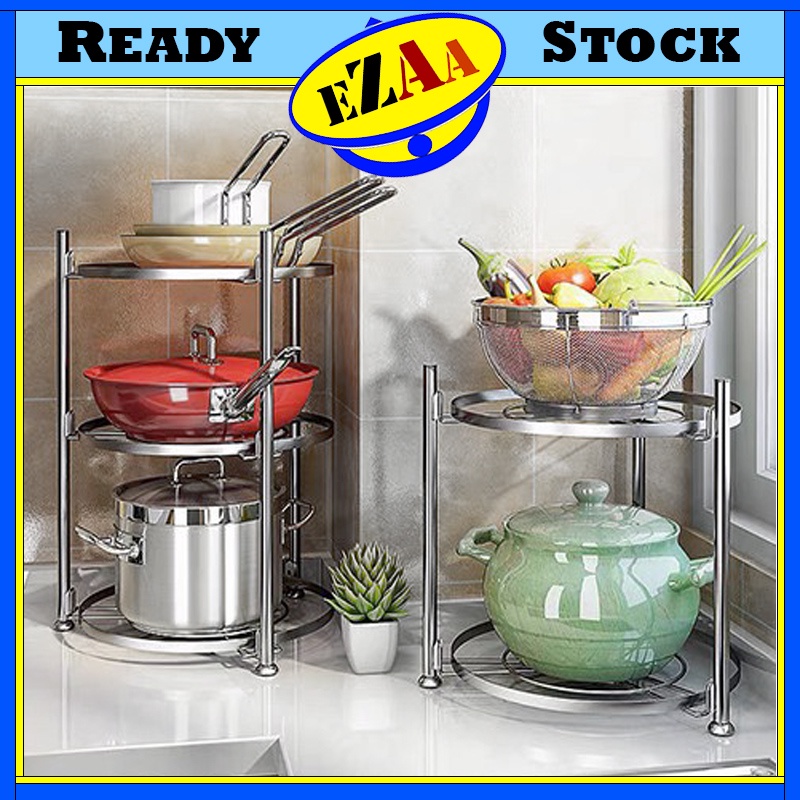 Rak Dapur Letak Kuali Periuk Bekas Pemanggang Ajaib Grill Kitchen Pot ...