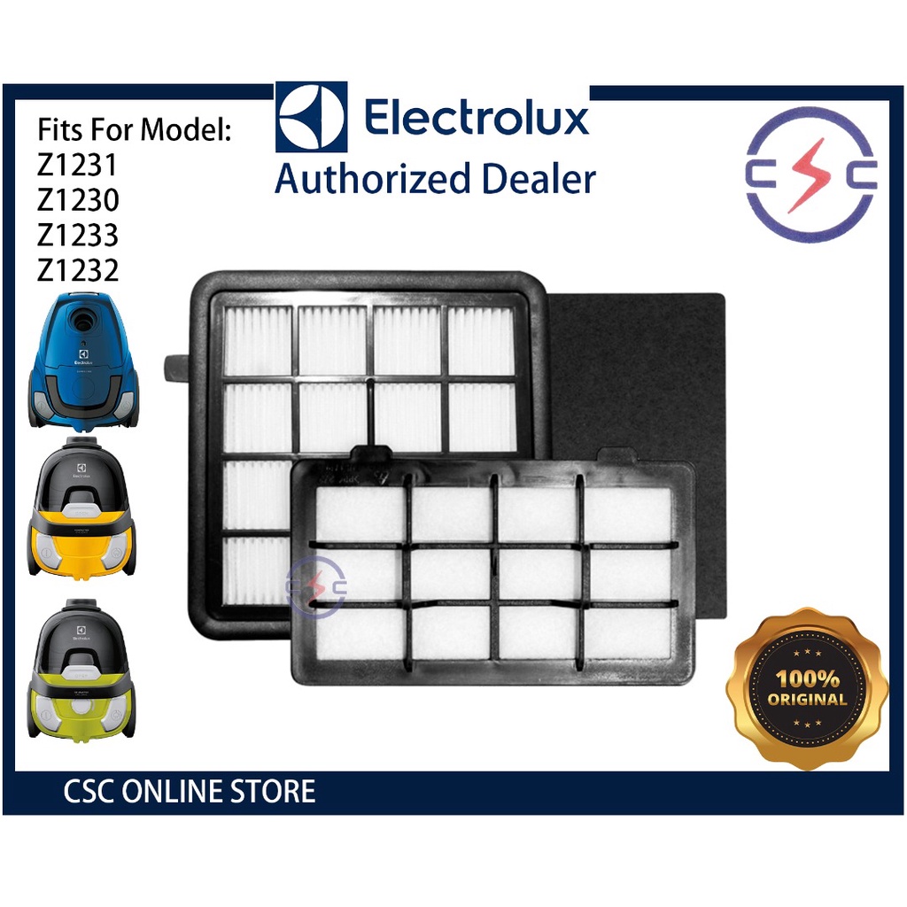Electrolux HEPA Filter Kit Complete set EF154 for Model Z1230 / Z1231 ...