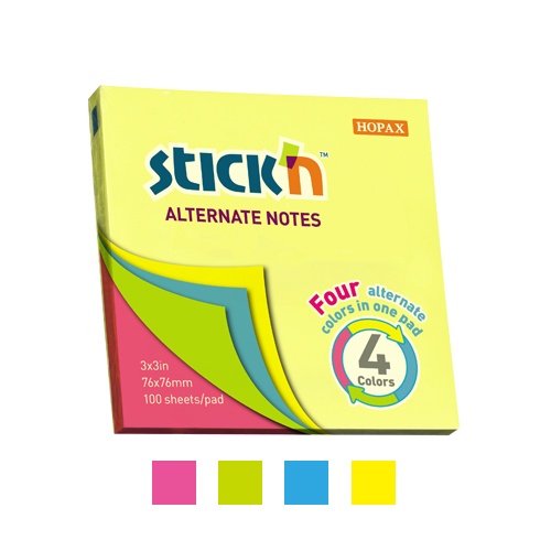 Hopax 3x3in Alternate Notes 100sheets (21822) | Shopee Malaysia
