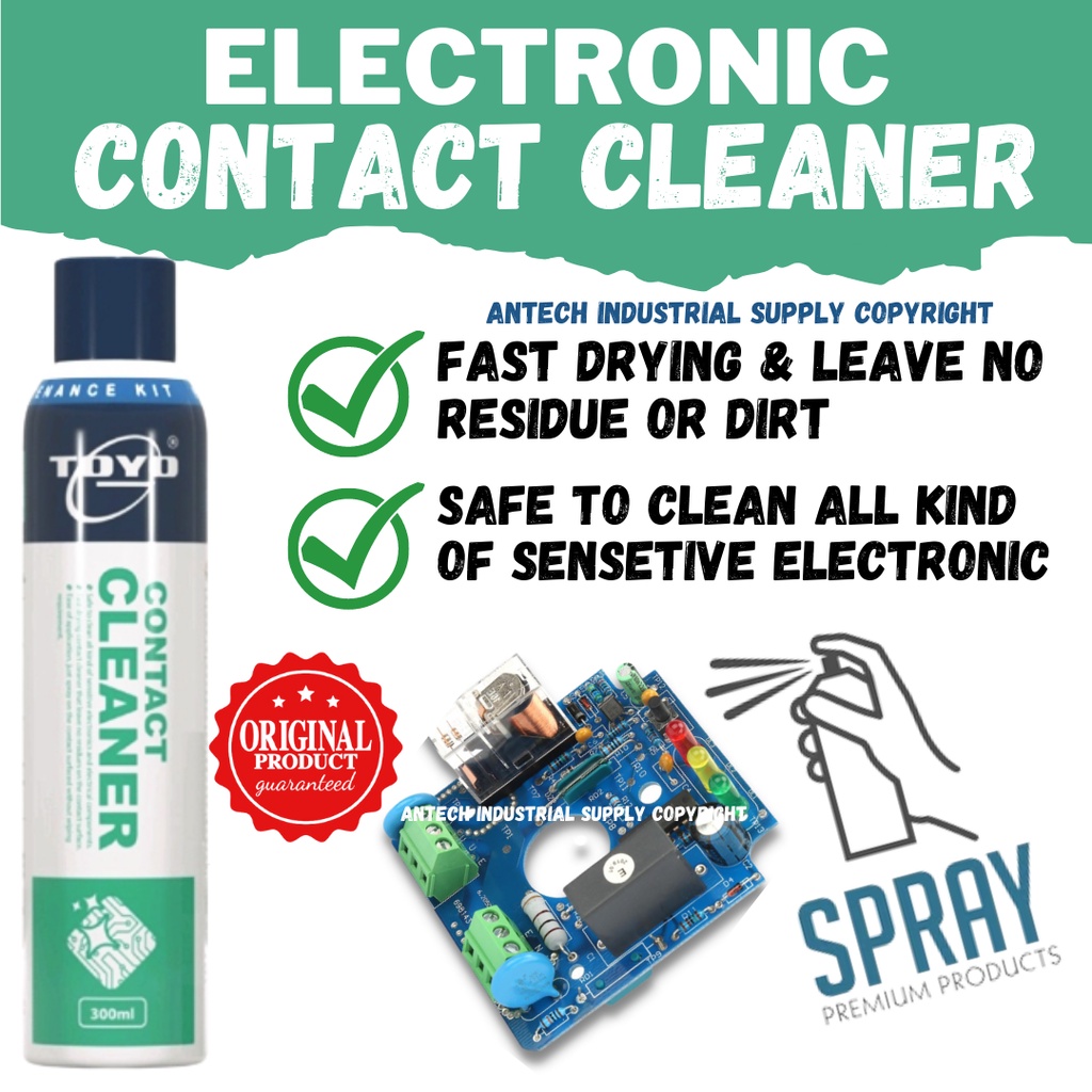 MULTIPURPOSE ELECTRICAL CONTACT CLEANER 300ML | Shopee Malaysia