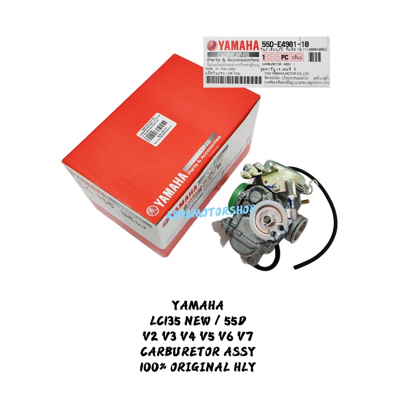 100% ORIGINAL HLY GENUINE YAMAHA LC135 55D V2 V3 V4 V5 V6 V7 CARBURETOR ASSY CARB KARBURATOR ...