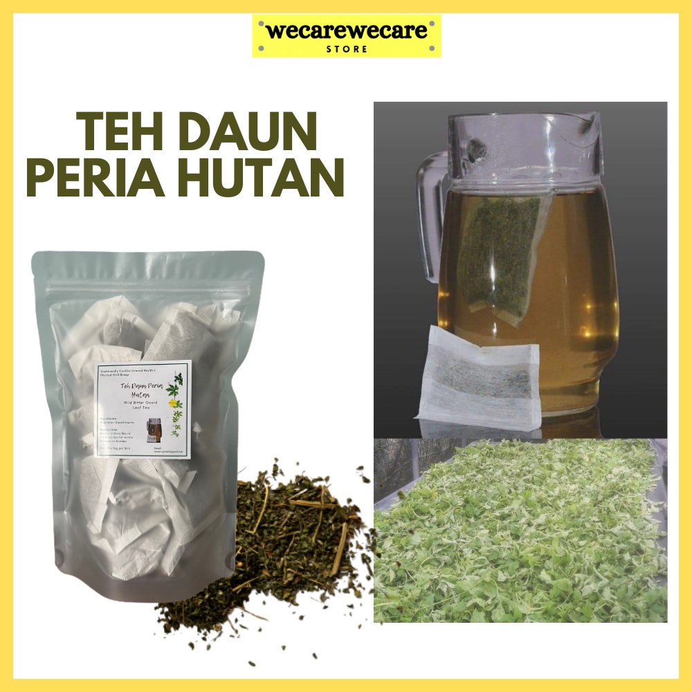 [GOOD FOR DETOX/PSORIASIS/ECZEMA] TEH DAUN PERIA HUTAN / BITTER GOURD ...