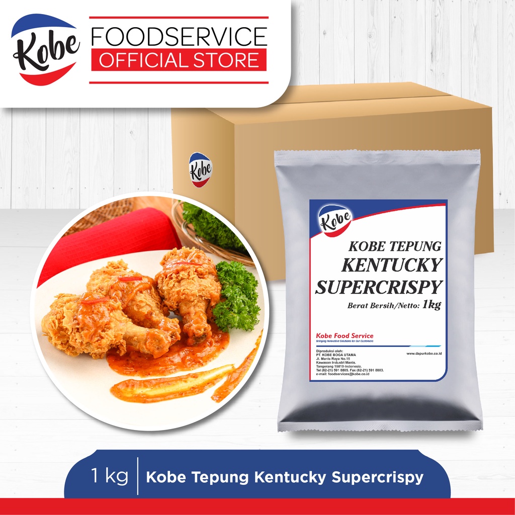 Kobe Kentucky Super Crispy Chicken Flour 1kg | Shopee Malaysia