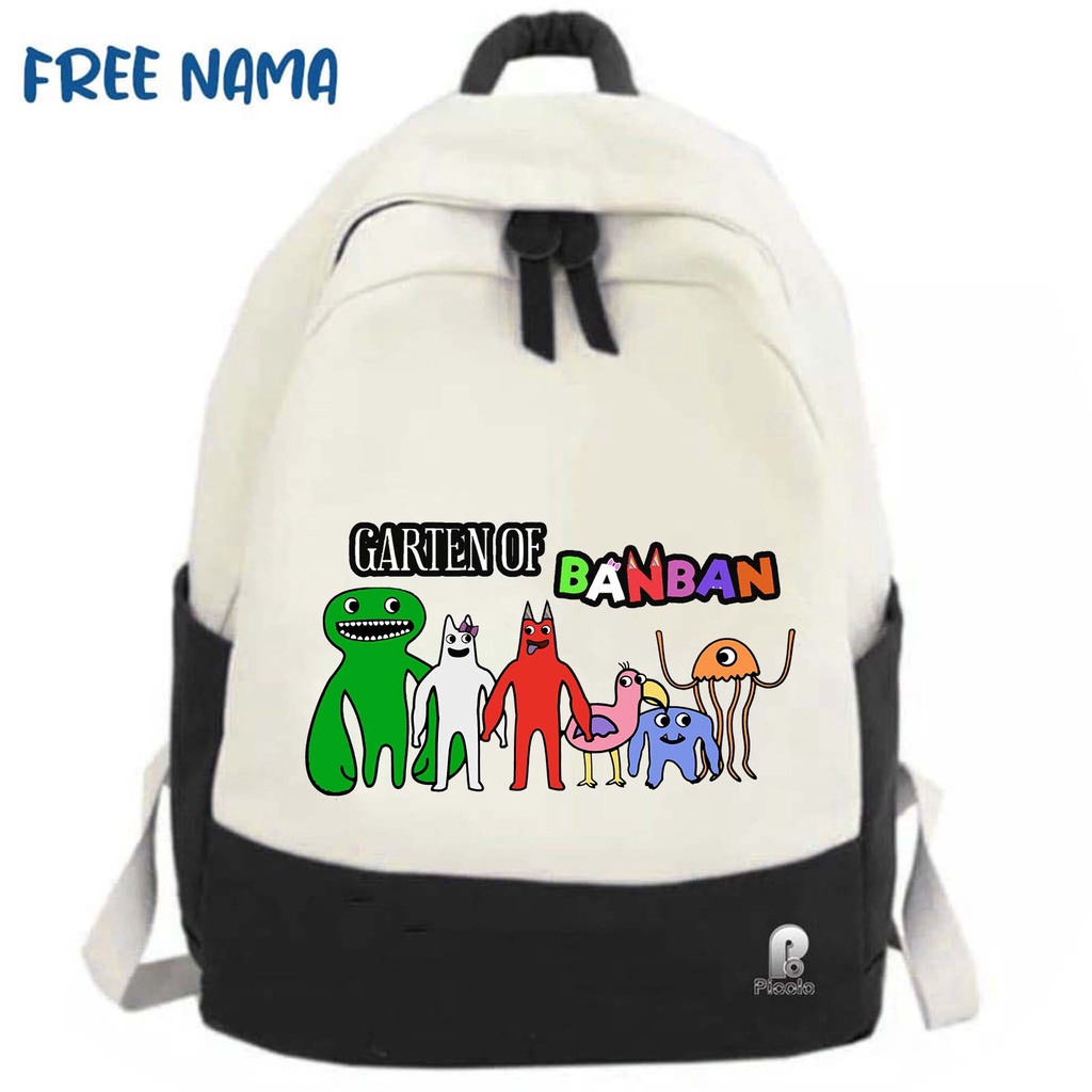 Unisex GARTEN OF TIRES MOTIF SCHOOL CHILDREN'S BACKPACK BACKPACK BAG ...