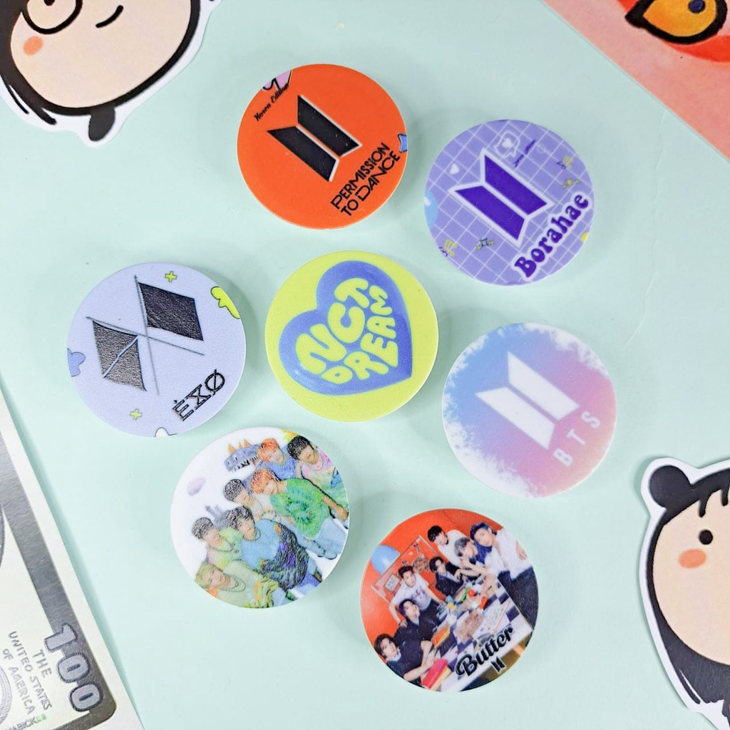 Pop Socket Griptok Kpop BTS NCT Dream EXO Mobile Phone Accessories ...
