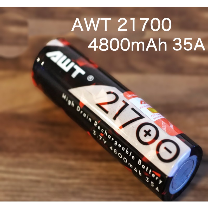 Original AWT 21700 Battery 4800mAh 35A High Drain Rechargeable ...