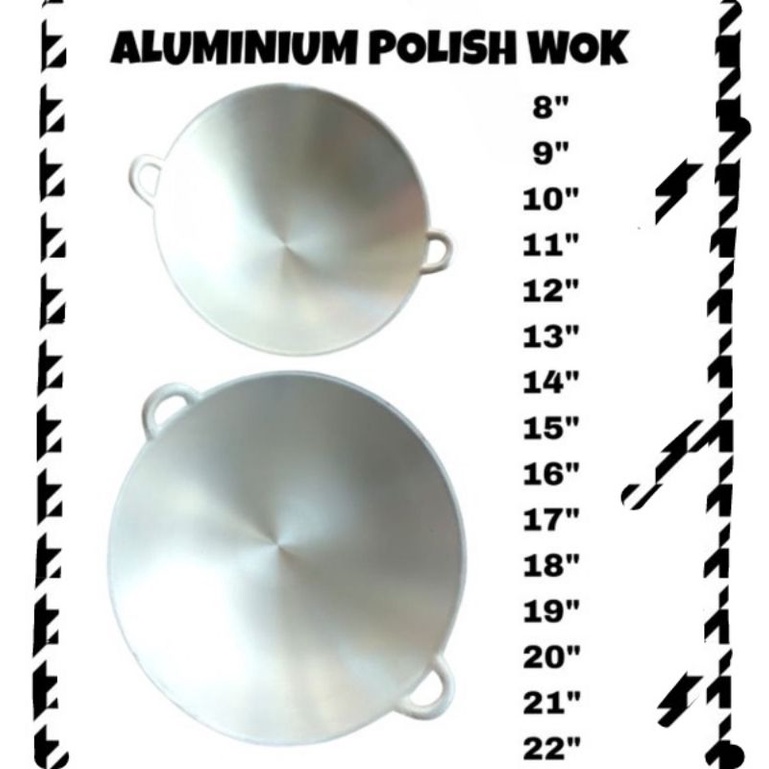 Kuali Apam Aluminium Cooking Wok /Alloy Cooking Wok / Kuali kecil/Kuali ...