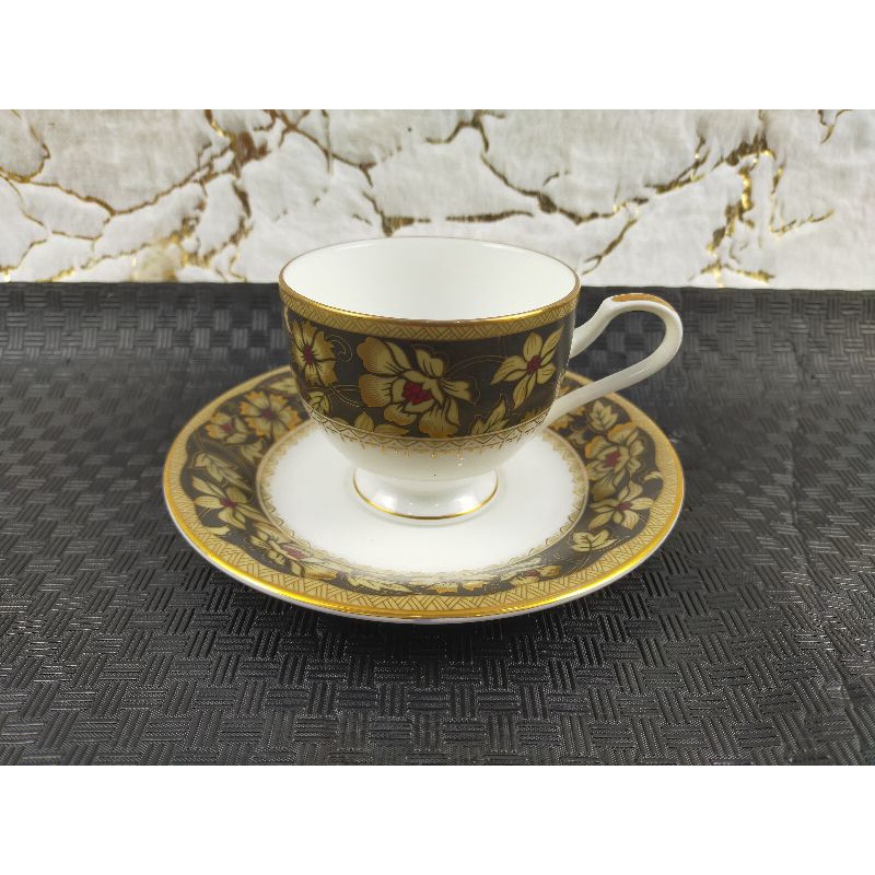 KEITO JAPAN Gold Rim Tea/ Coffee Mug Set (Red2) | Shopee Malaysia