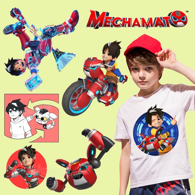 Mechamato Ironing Patches Patches Kid Clothes DIY Decoration Cartoon ...