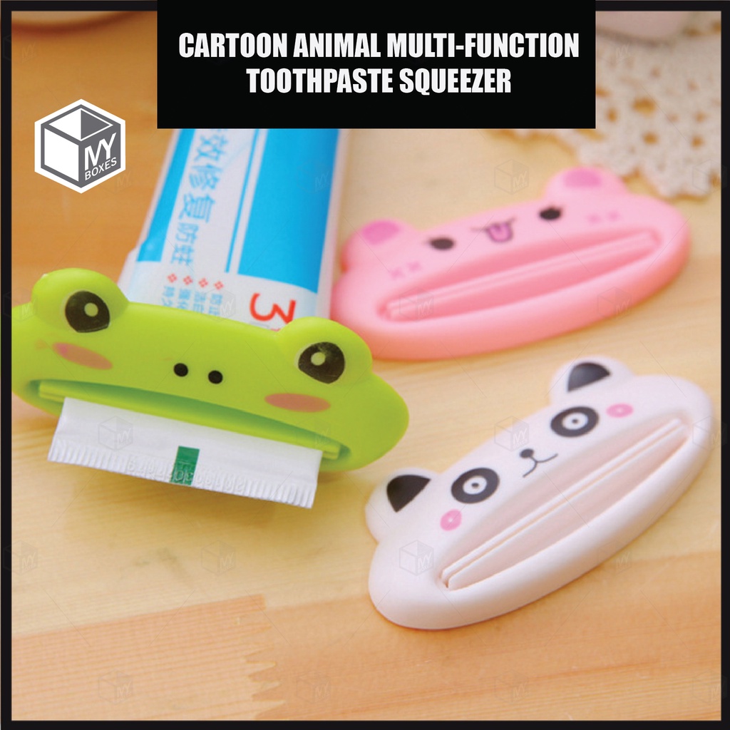 Cartoon Easy Squeeze Toothpaste Dispenser Tube Extrude Multifunction ...