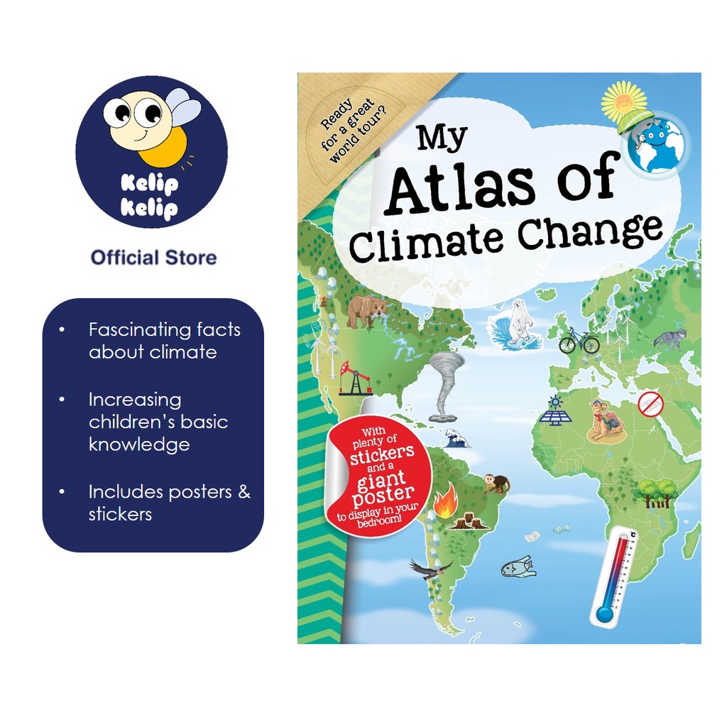 My Atlas of Climate Change Activity Book with Stickers & Posters for ...