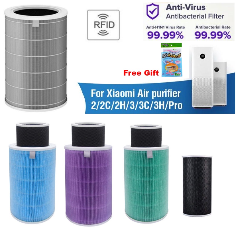 【HEPA Filter】Mi Air Purifier Filter 1/2/2S/2H/3/3C/3H/Pro OEM ...