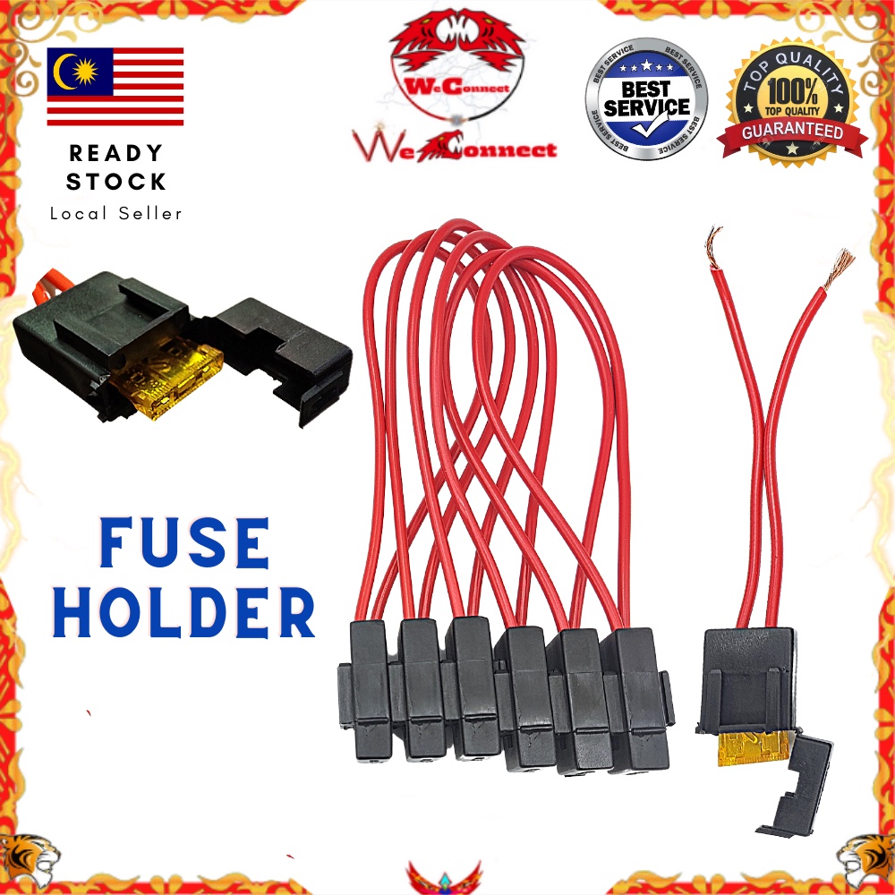 Weconnect Fuse Box Holder Heavy Duty Plug In Fuse Holder Blade In Fuse ...
