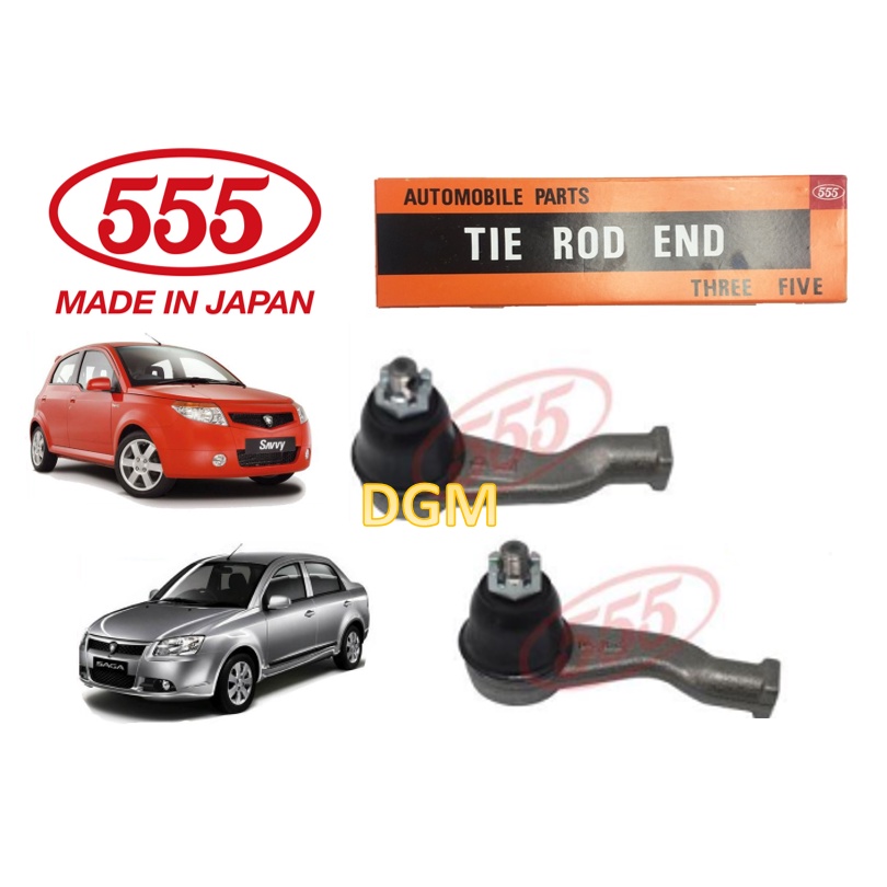 (2pc) Original 555 (Made in Japan) Tie Rod End Set SE-B021 for PROTON ...