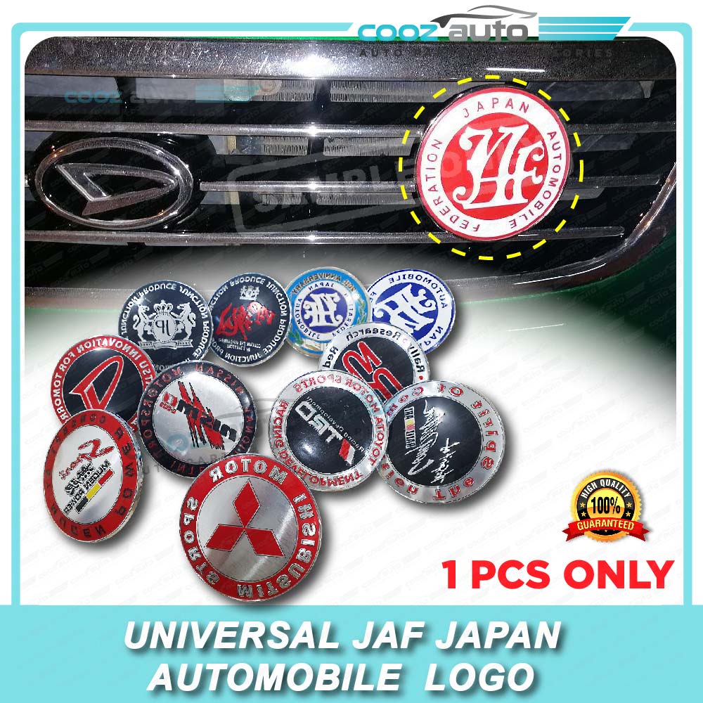 Universal JAF Japan Automobile Federation Lambang Front Grill Badge Car ...