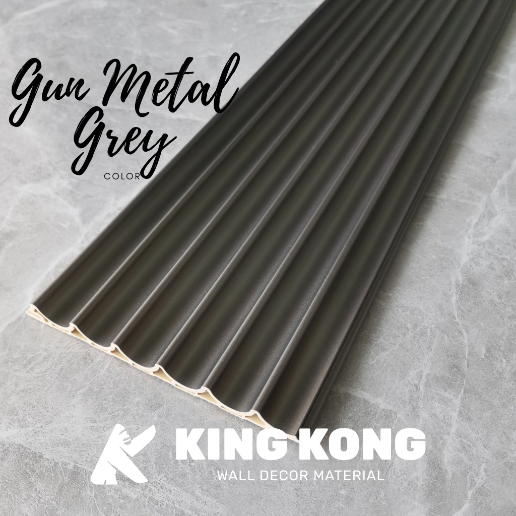 Fluted Wall Panel WPC Wall Decoration Metal Color Gold Rose Gold ...