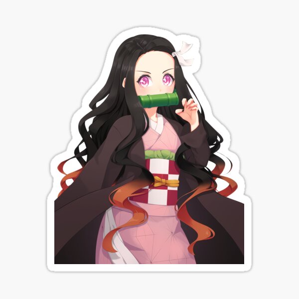 Nezuko Kamado Demon Slayer Stickers v2 | Shopee Malaysia