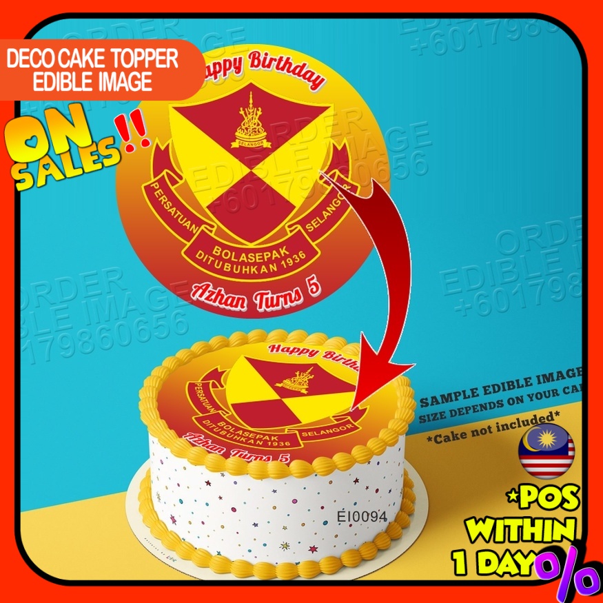 Printing EI Selangor FA Edible Image Print Cake Photo Icing Paper ...