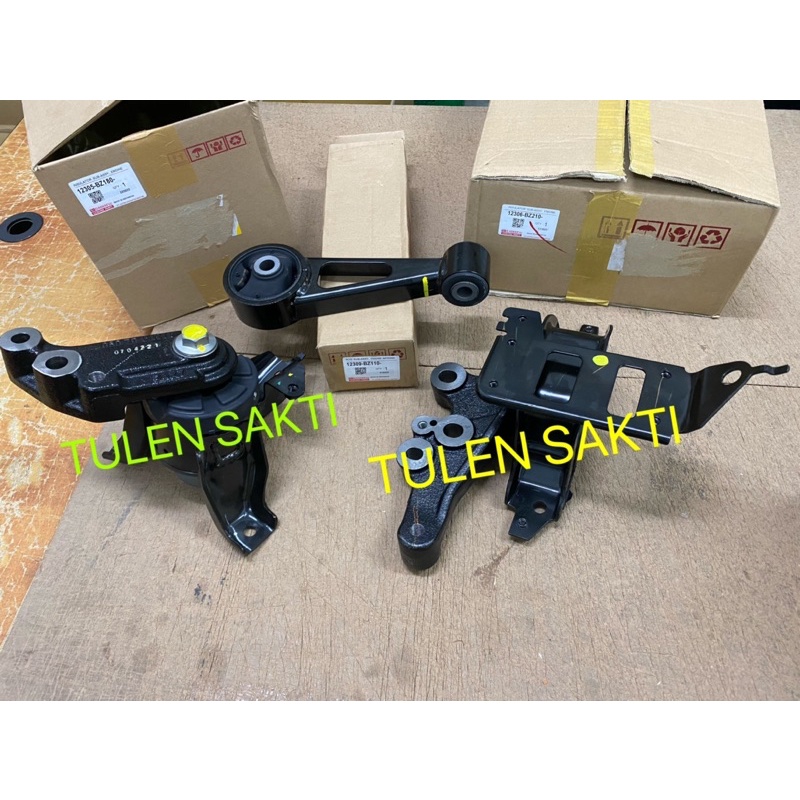 PERODUA BEZZA 1.3 ENGINE MOUNTING SET (3@biji) 12309-BZ110 / 12306 ...