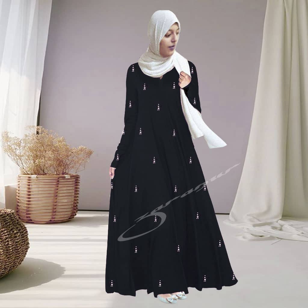 New Abaya Dress For Muslimah Jubah Diana Wide Bottom Cut Glaze Design ...