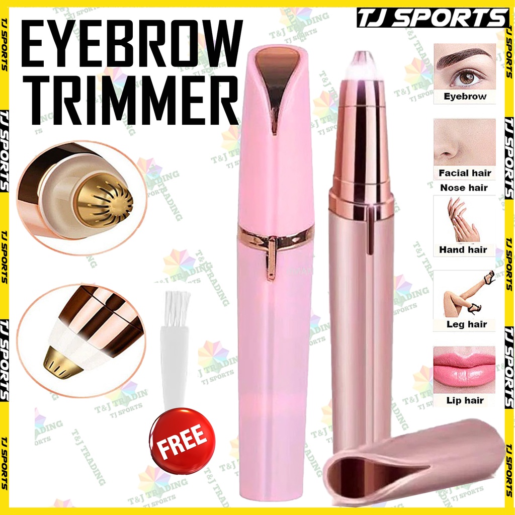 Electric Eyebrow Trimmer Painless Eyebrow Epilator Nose Epilator ...