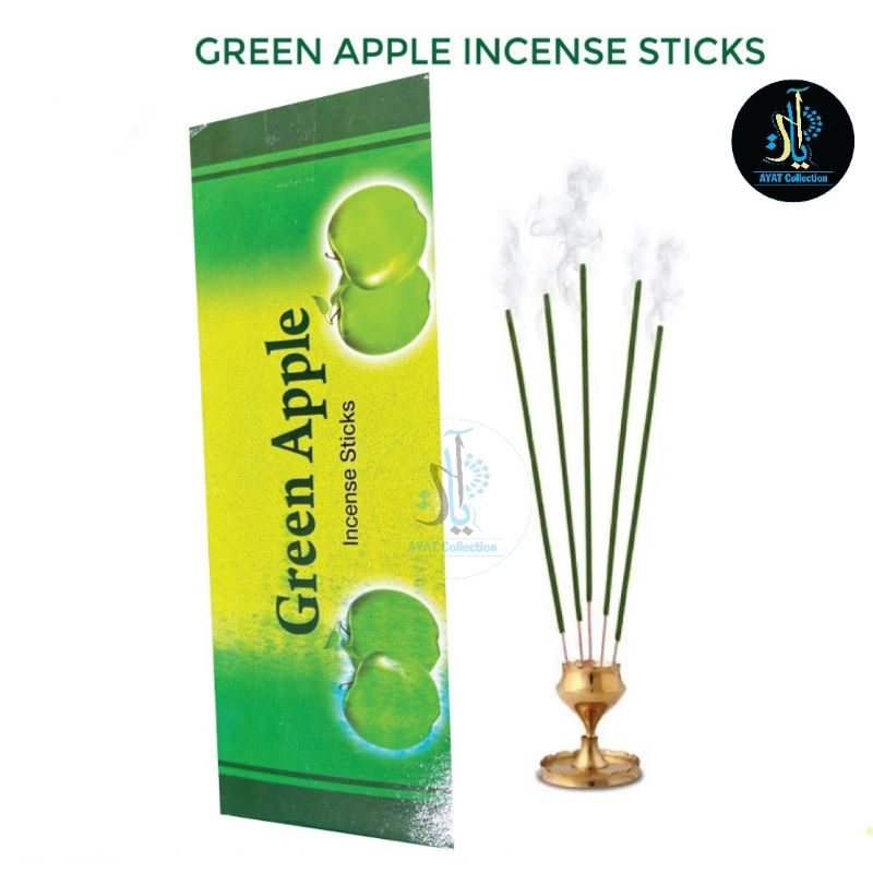 GREEN APPLE INCENSE STICK (1 BOX X 6 PEAK=120 STICKS) | Shopee Malaysia
