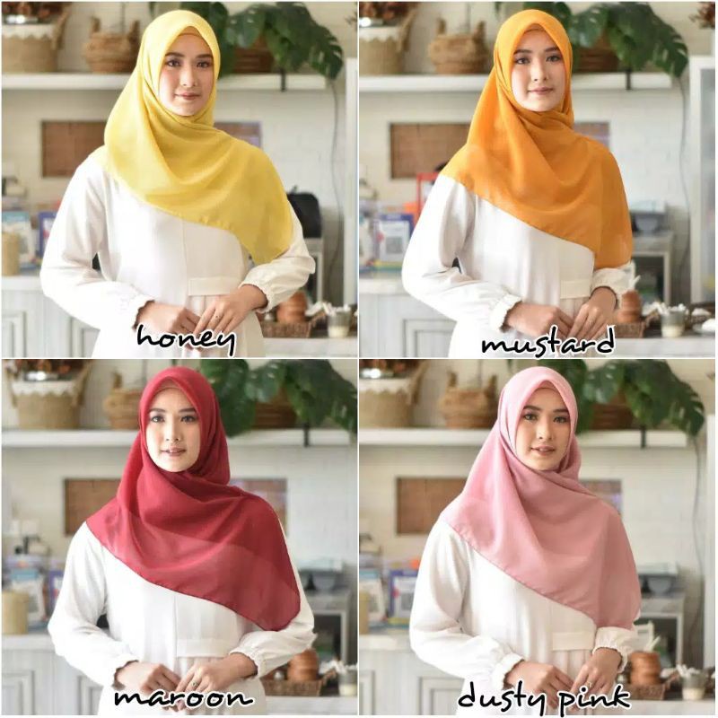 Bella Square / Rectangular Bella Square hijab / Rectangular hijab Bella ...