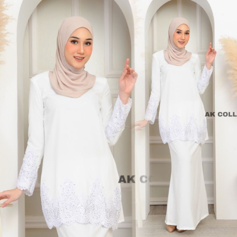 baju kurung lace labucci exclusive | Shopee Malaysia