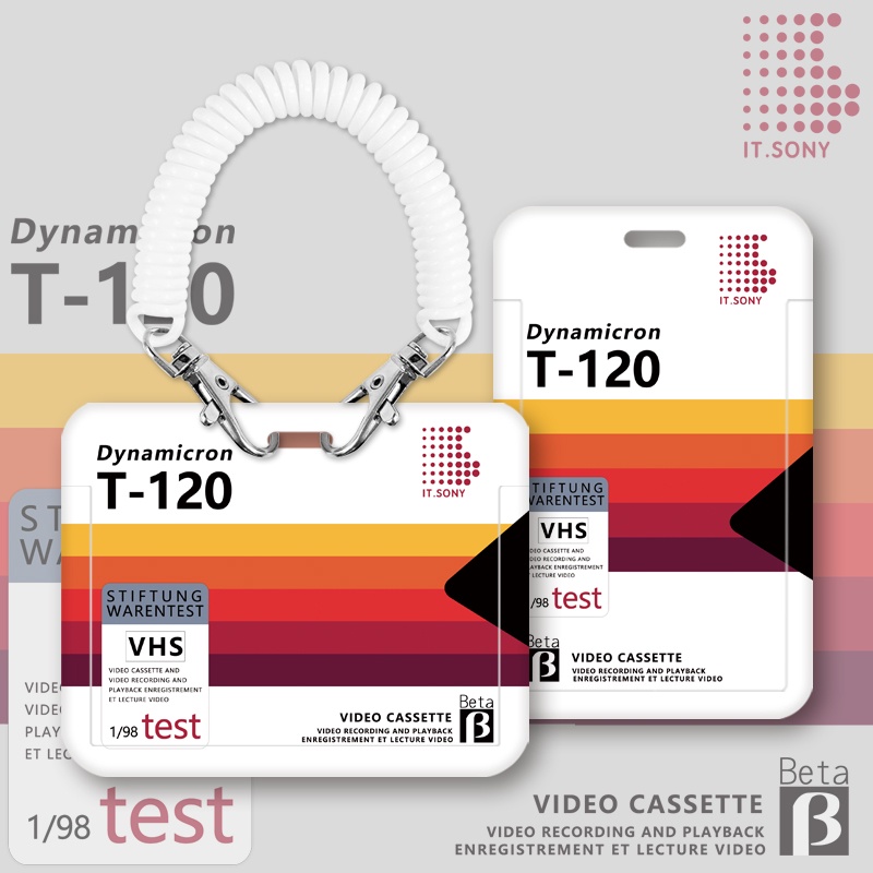 Vintage Video Tape Card Holder Metro Card Access Control CardID CardBus ...