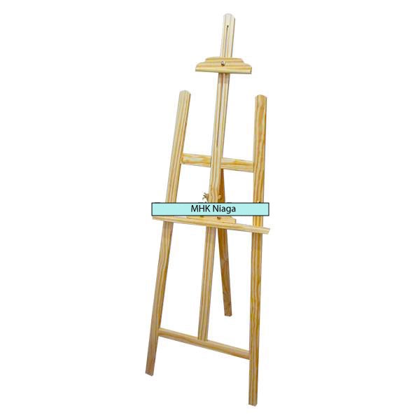 PREMIUM Pine Wood Easel Stand Wooden Display READY STOCK Fast Delivery ...