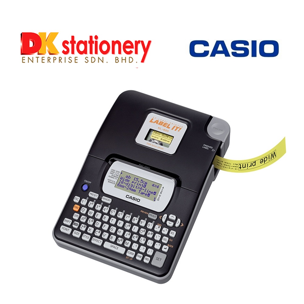 Casio Label Printer I KL-820-W | Shopee Malaysia