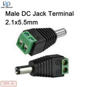 Dc MALE JACK connector 2.1 x 5.5 mm CCTV MODULE | Shopee Malaysia