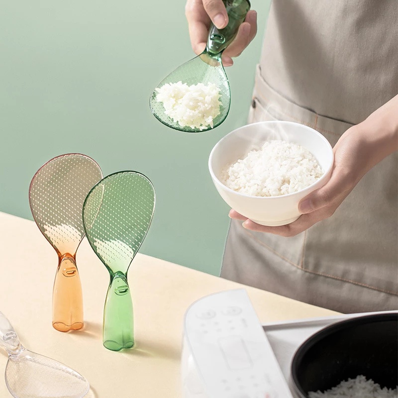 Translucent Monster Rice Spoon /Can Stand Upright New Little Rice Spoon ...