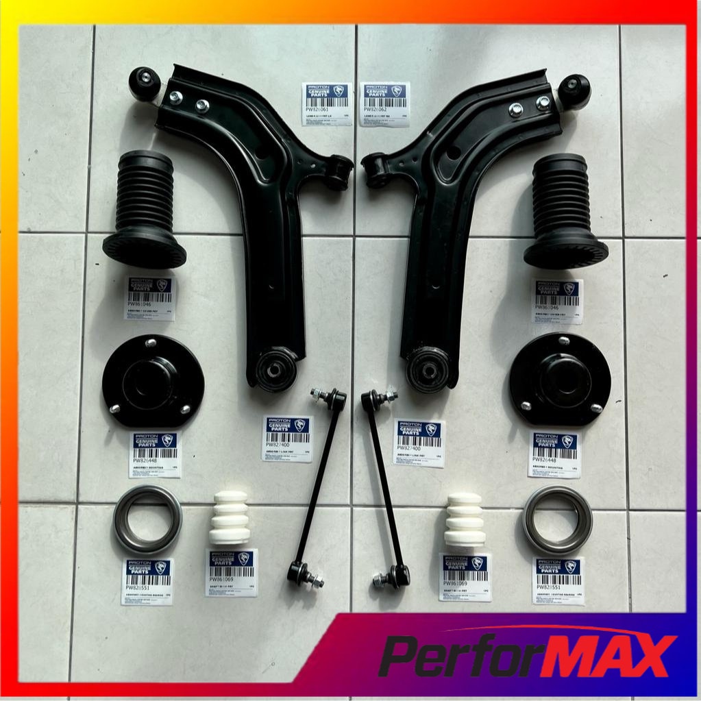 🚨 PROTON 🚨12 ITEM SET PROTON SAGA BLM / FLX LOWER ARM / ABSR MOUNTING ...
